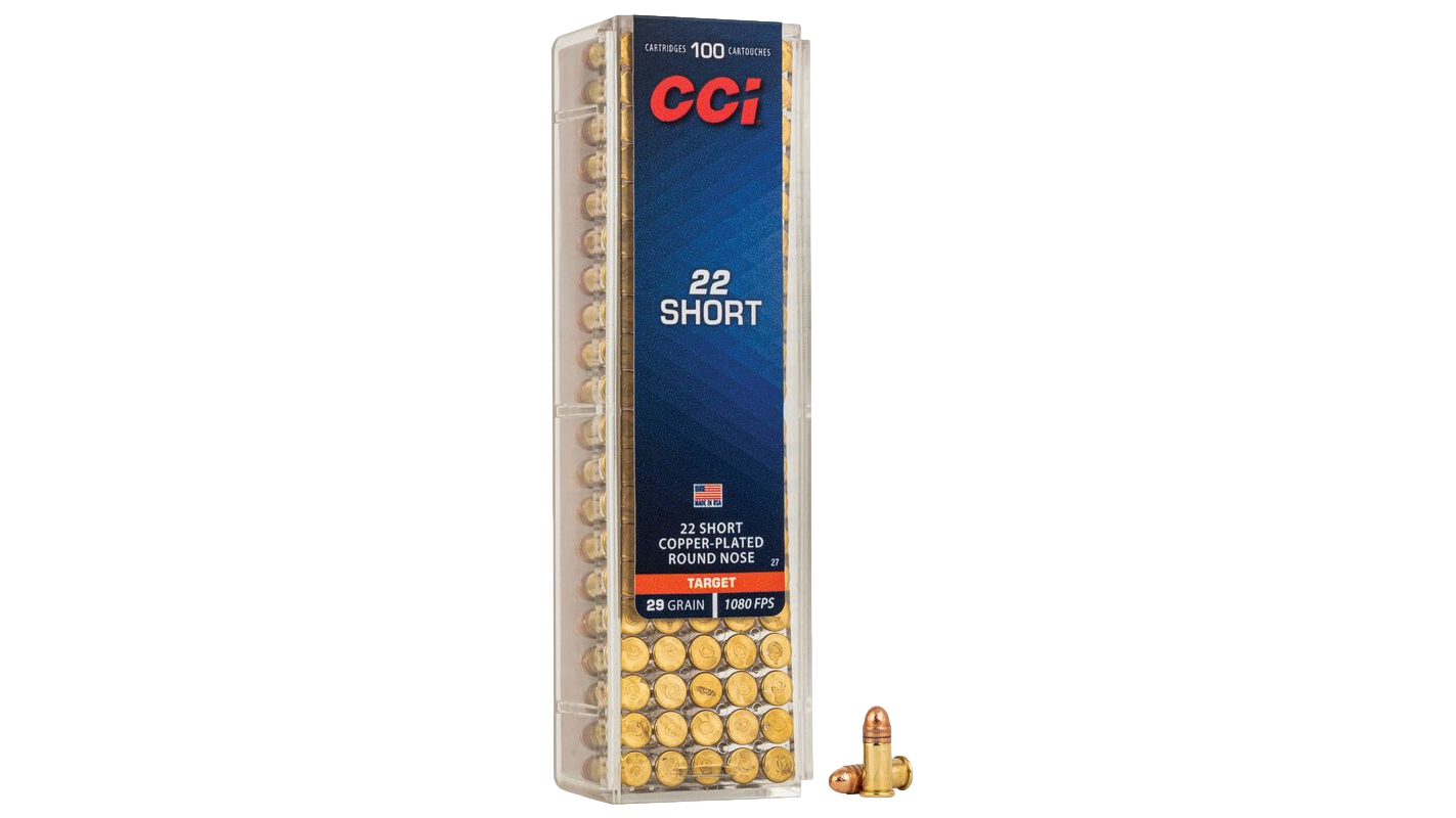 MUNITION CCI 22 SHORT COPPER PLATED