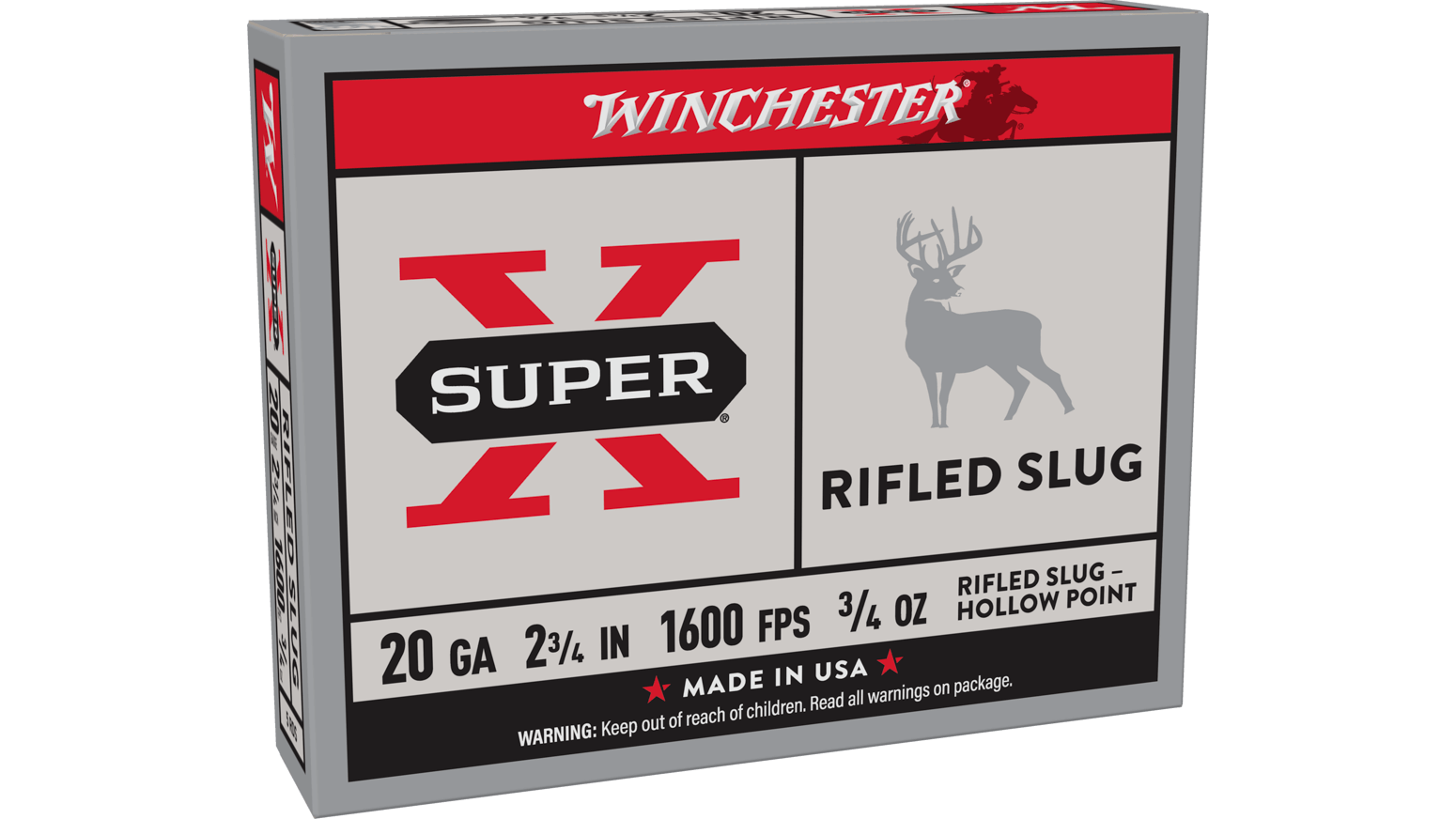 Munitions Super X slug 20g Par Winchester